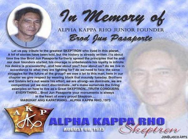 Theta Rho Chapter ( Erected 11-12-2004 )